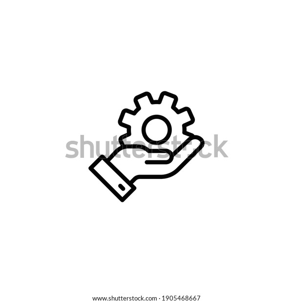 Help Support Icon Simple Line Style Stock Vector (Royalty Free ...