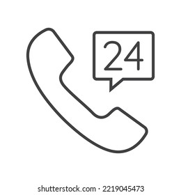 Help Support Simple Linear Icon 11 Stock Vector (Royalty Free ...