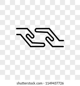 Help Vector Icon On Transparent Background Stock Vector (Royalty Free ...