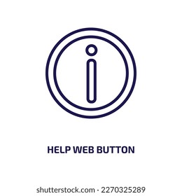 Help Web Button Icon User Interface Stock Vector (Royalty Free ...