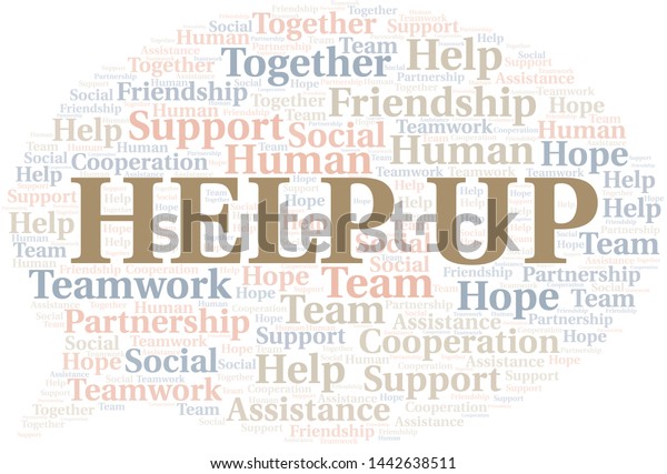 Help Word Cloud Vector Made Text: vector de stock (libre de regalías ...