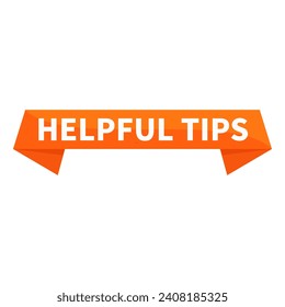 Helpful Tips Vectorssign Label Bubble Speech Stock Vector (Royalty Free ...