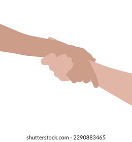 82 Vector Helping Hand Concept Gesture Sign Help Hope Two Hands Taking Each Other Images, Stock ...