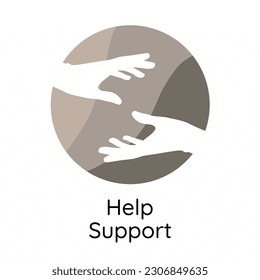 82 Vector Helping Hand Concept Gesture Sign Help Hope Two Hands Taking Each Other Images, Stock ...