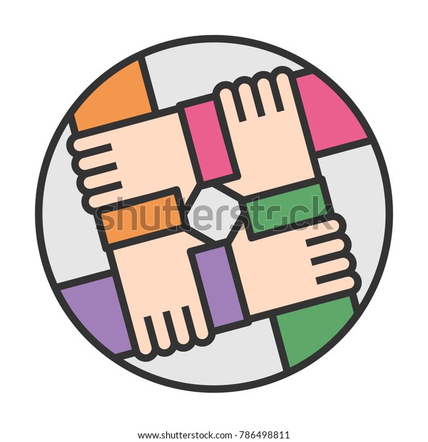 Helping Hand Vector Eps 10 Stock Vector (Royalty Free) 786498811 ...