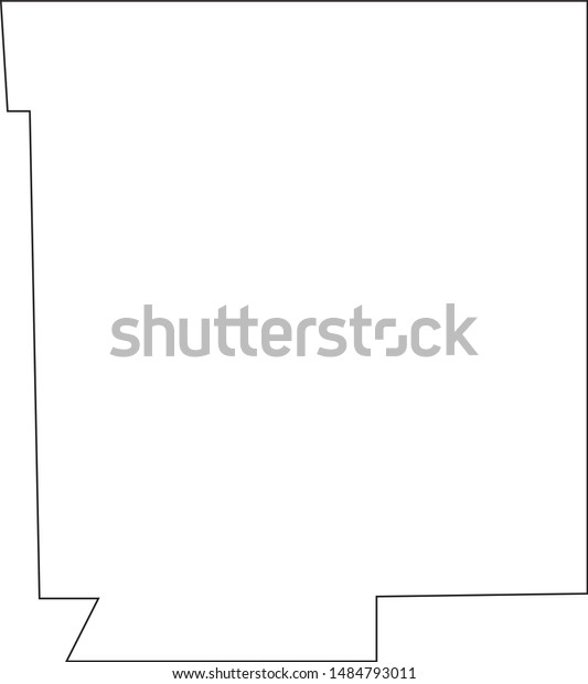 Hendricks County Map State Indiana United Stock Vector (Royalty Free ...