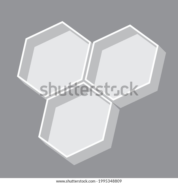 Modern Three Dimensional Hexagon Geometric: Over 2,580 Royalty-Free ...