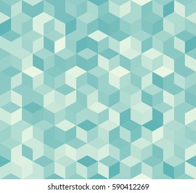 Hexagonal Light Blue Seamless Pattern Stock Vector (Royalty Free ...