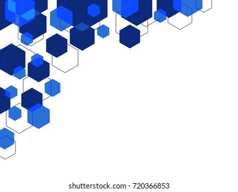 Hexagon Corner Art Vector Hexagon Stock Vector (Royalty Free ...