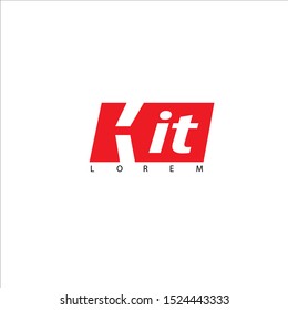 Hit Logo Technology Logo Vector Red Stock Vector (Royalty Free ...