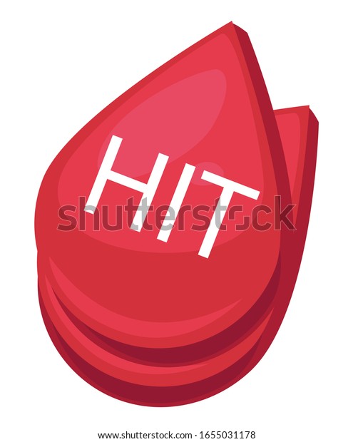 Hitting Button Showing Direction Interactive Game Stock Vector (Royalty ...