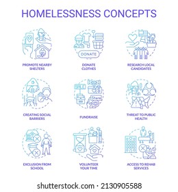 Pillars Inclusion Blue Gradient Concept Icons Stock Vector (Royalty Free) 2394806235 | Shutterstock