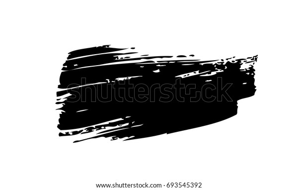 Horizontal Brush Stroke Stock Vector (Royalty Free) 693545392 ...