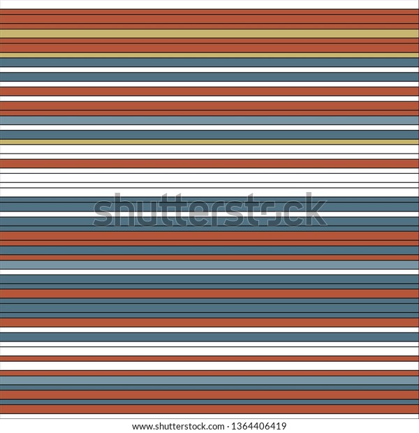 Horizontal Colored Lines Stock Vector (Royalty Free) 1364406419 ...