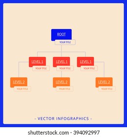 Horizontal Tree Diagram Template 2 Stock Vector (Royalty Free ...