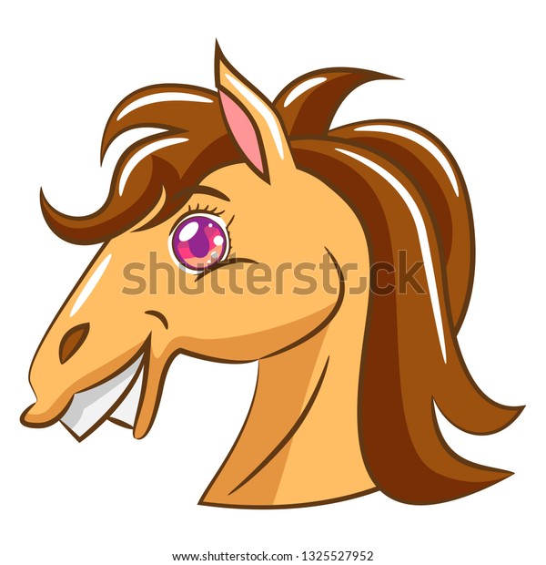Horse Face Vector Stock Vector (Royalty Free) 1325527952 | Shutterstock