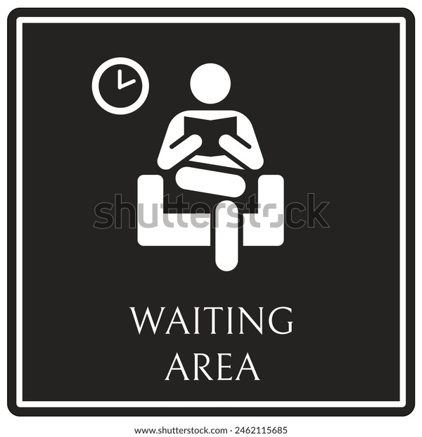 Hospital Way Finding Sign Waiting Room Stock Vector (Royalty Free) 2462115685 | Shutterstock