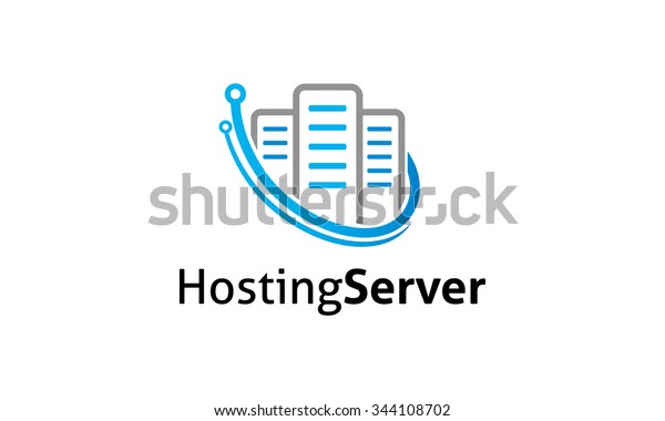 Hosting Server Logo Stock Vector (Royalty Free) 344108702 | Shutterstock