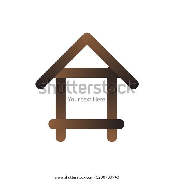 House Background Design Vector Template Stock Vector (Royalty Free ...