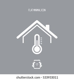 House Temperature Vector Web Icon Stock Vector (Royalty Free) 522609730 ...