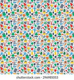 Household Pattern Stock Vector (Royalty Free) 296985053 | Shutterstock