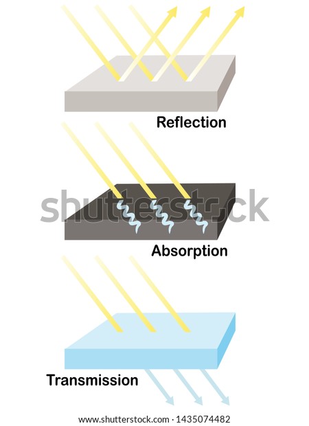 How Light Works Properties Light Reflection Stock Vector (Royalty Free ...