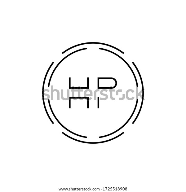 Hp Logo Design Vector Template Initial Stock Vector (Royalty Free ...