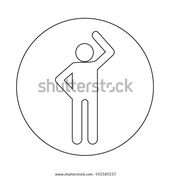 Human Action Icon Stock Vector (Royalty Free) 592589237 | Shutterstock