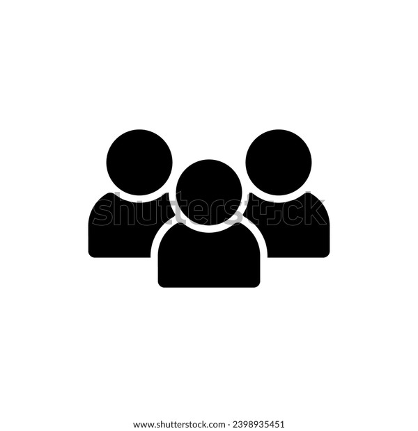 Human Contact Icon Black Stock Vector (Royalty Free) 2398935451 ...