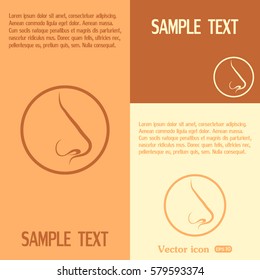 Human Nose Vector Isolated Stock Vector (Royalty Free) 583386790 ...