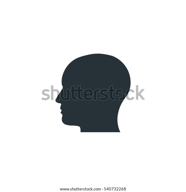 Human Profile Icon Vector Stock Vector (Royalty Free) 540732268 ...