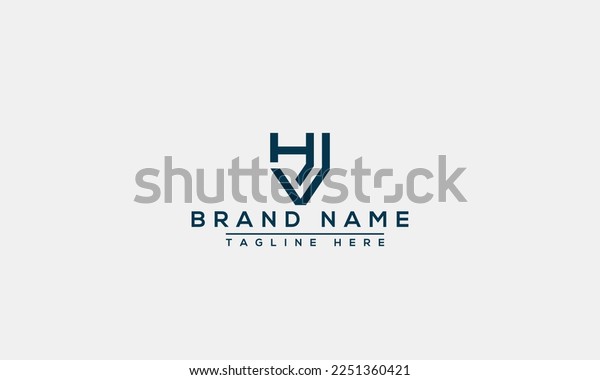 Hv Logo Design Template Vector Graphic Stock Vector (Royalty Free ...
