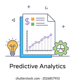Predictive Analytics Data Analysis Concept Person Stock Vector (Royalty Free) 2556379083 ...