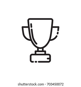 Monoline Trophy Set Vector 4 Stock Vector (Royalty Free) 2397206435 | Shutterstock