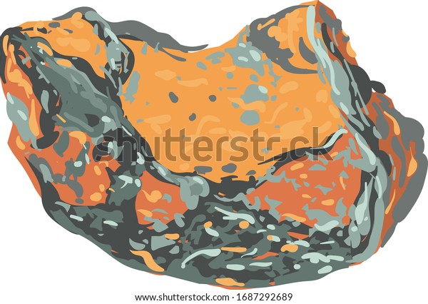 Illustration Uranium Ore Vector Stock Vector (Royalty Free) 1687292689 ...