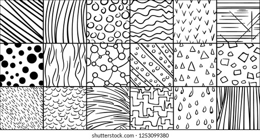 Image Consists Tiles Patterns Objects Contain Stock Vector (Royalty ...