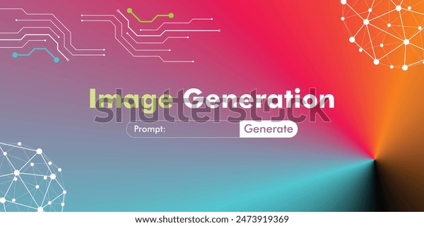 Image Generation Ai Artificial Intelligence Modern Stock Vector ...