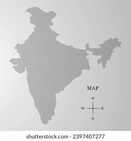 Indian Map Vector Eps File Stock Vector (Royalty Free) 2397407277 ...