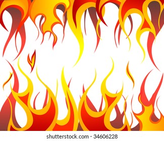 Inferno Fire Vector Background Design Use Stock Vector (Royalty Free ...