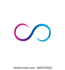 Modern Color Infinity Arrow Logo Design Stock Vector (Royalty Free ...