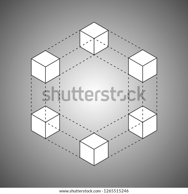 Infinity Impossible Hexagon Impossible Shape Penrose Stock Vector ...