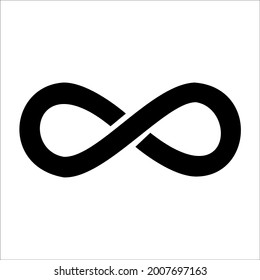 Infinity Calligraphy Illustration Symbol Eternal Limitless Stock ...