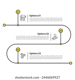 Infographic 3 Step Timeline Journey Calendar Stock Vector (Royalty Free) 2446069927 | Shutterstock
