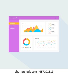 16,980 Flat Ui Dashboard Images, Stock Photos & Vectors | Shutterstock