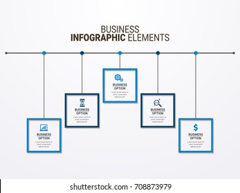 Transparent Box Organizational Chart Infographic Business Stock Vector ...