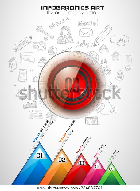 Infographic Template Modern Data Visualization Ranking Stock Vector ...