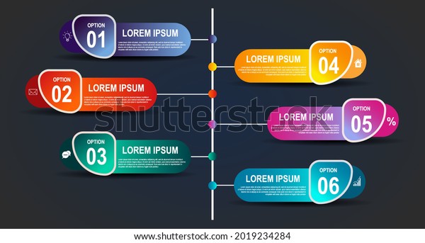 Infographic Template Process Diagram Infographic Design Stock Vector ...