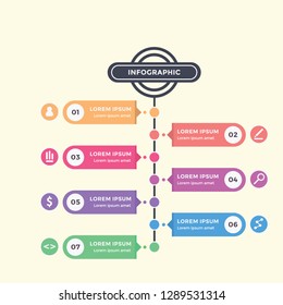 Three Step Diagram Template Fresh Infographic Stock Vector (Royalty ...