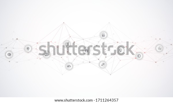 Information Technology Infographic Elements Flat Icons Stock Vector ...