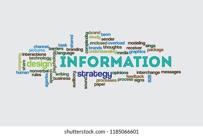 Information Word Cloud Business Concept Stock Vector (Royalty Free ...